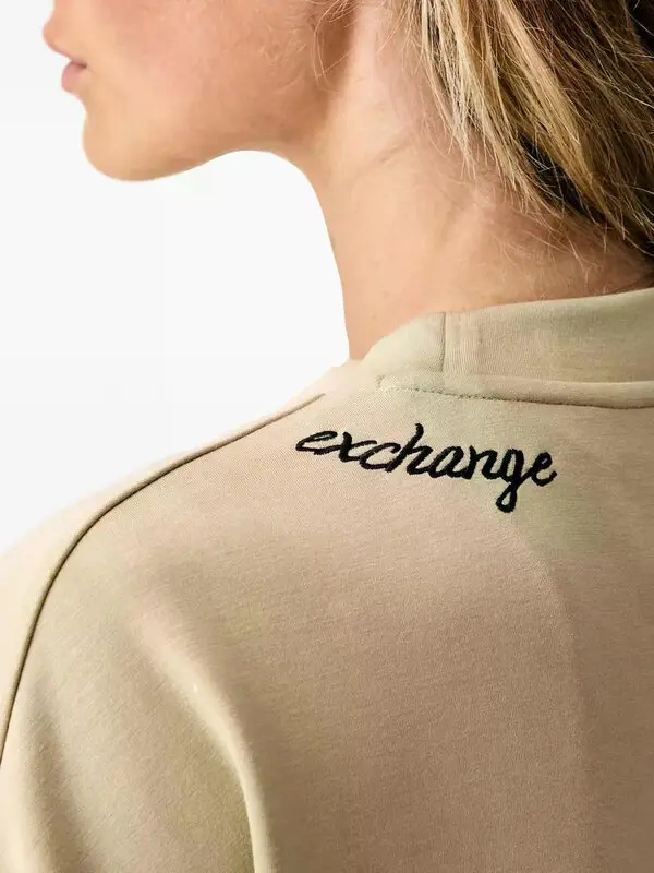 Armani Exchange Embroidered Logo Crewneck Sweatshirt