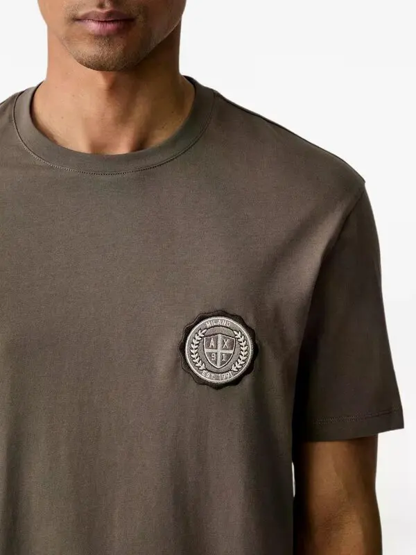 Armani Exchange Logo-patch T-shirt