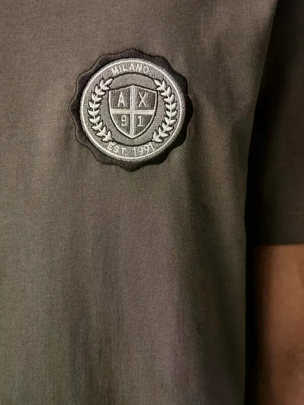 Armani Exchange Logo-patch T-shirt