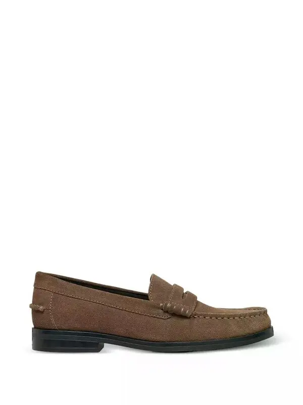 Geox Noemen Suede Penny Loafers