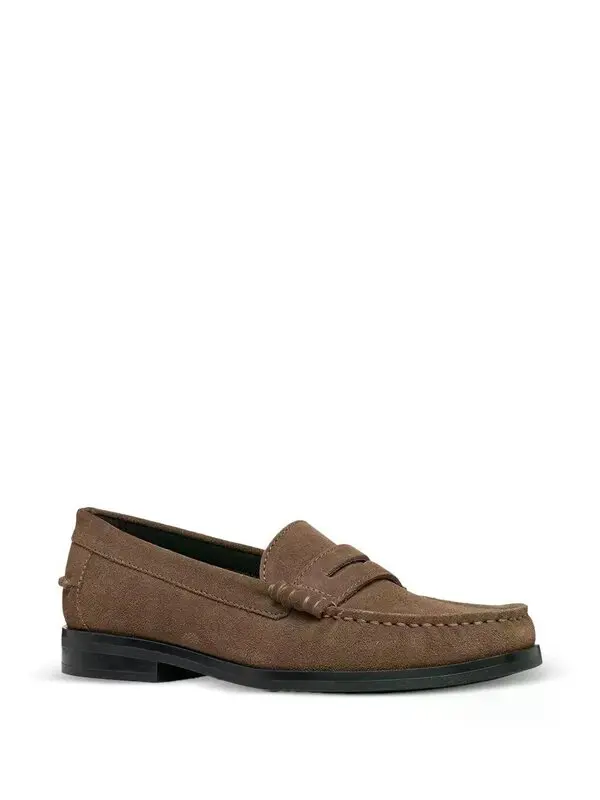 Geox Noemen Suede Penny Loafers
