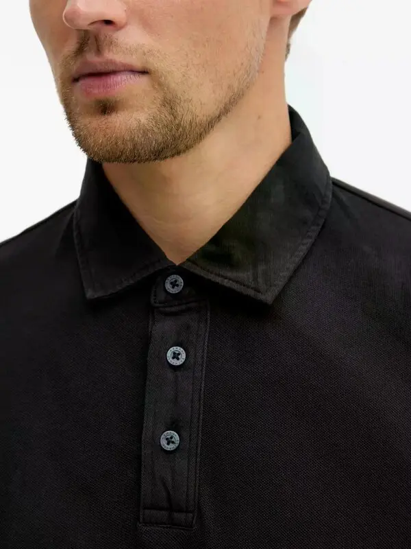 Armani Exchange Logo-embroidered Piqué Polo Shirt