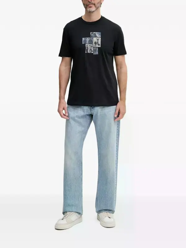 Armani Exchange Graphic-print T-shirt - Blue