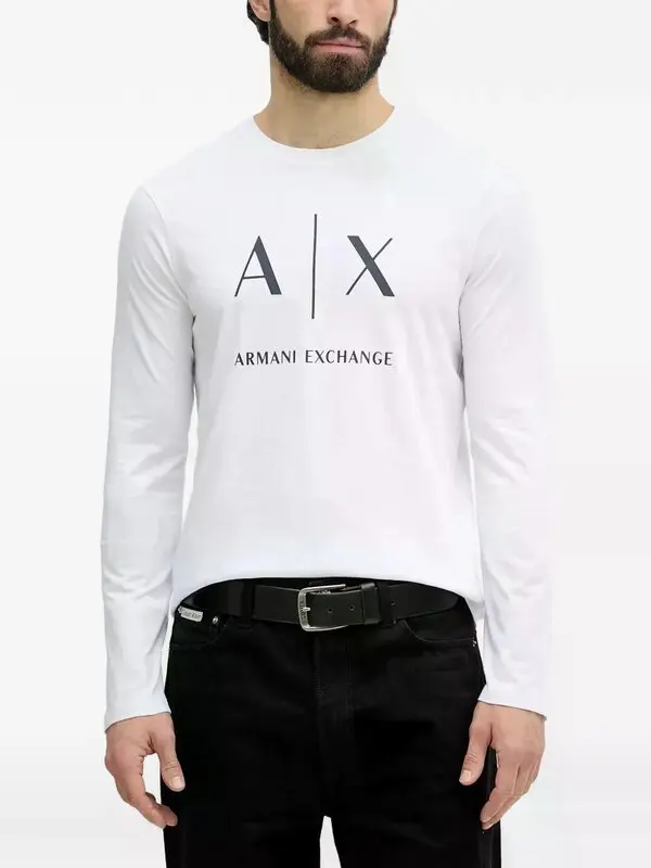 Armani Exchange Logo-print Long-sleeve T-shirt