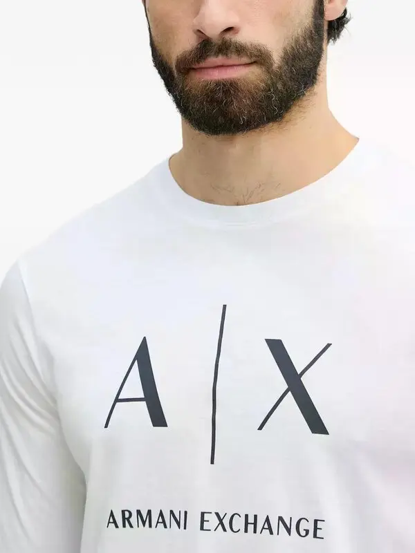 Armani Exchange Logo-print Long-sleeve T-shirt