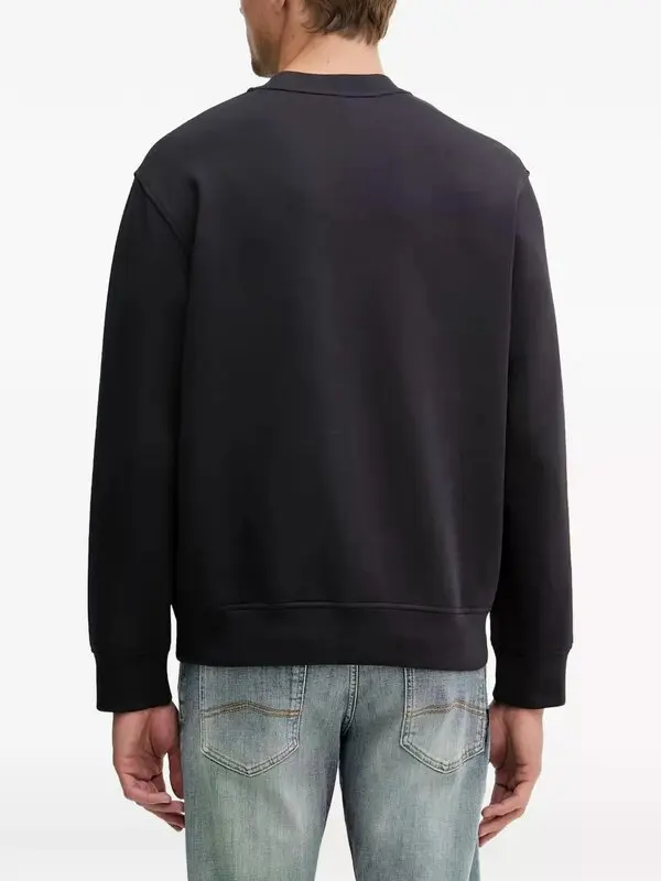 Armani Exchange Logo-pattern Pocket Sweater
