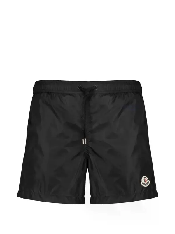 Moncler Logo-patch Drawstring Swim Shorts