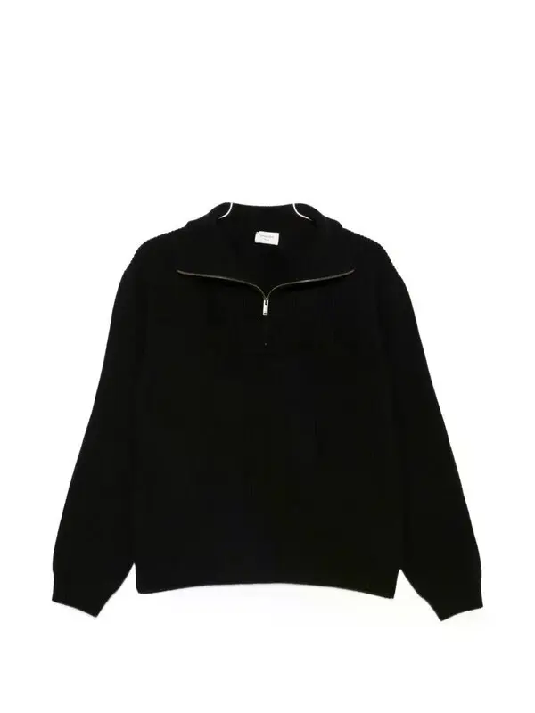 Saint Laurent Ribbed-knit Crew-neck Sweater