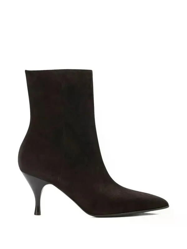 SERGIO LEVANTESI Jodi Pointed-toe Suede Ankle Boots