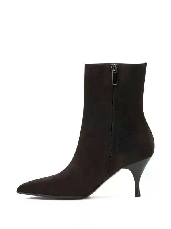 SERGIO LEVANTESI Jodi Pointed-toe Suede Ankle Boots