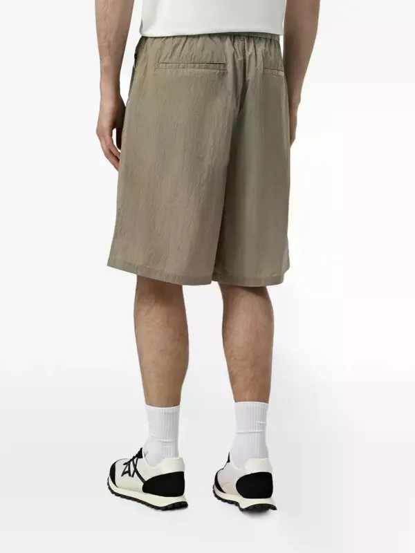 Armani Exchange Crinkled-finish Shorts