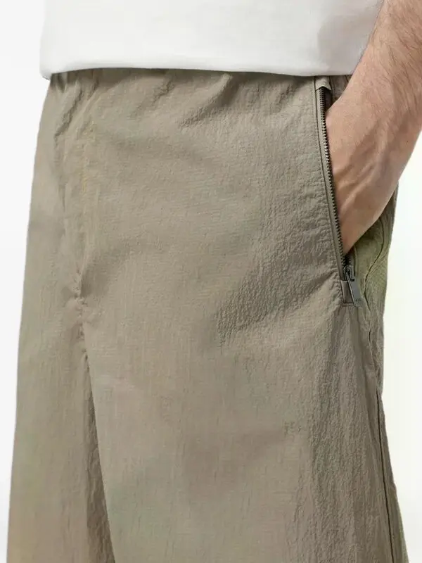 Armani Exchange Crinkled-finish Shorts
