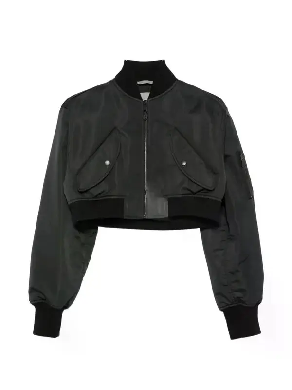 Balenciaga Cropped Bomber Jacket