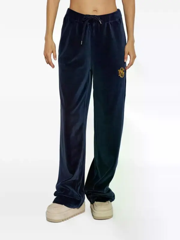 Stella McCartney Velour Logo Track Pants