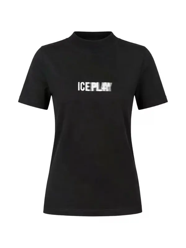Iceberg Logo-print High-neck T-shirt