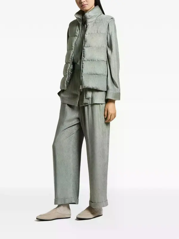 Peserico Quilted Corduroy Gilet