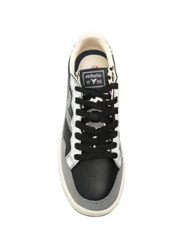 Victoria Beckham Leopard-print Panelled Sneakers