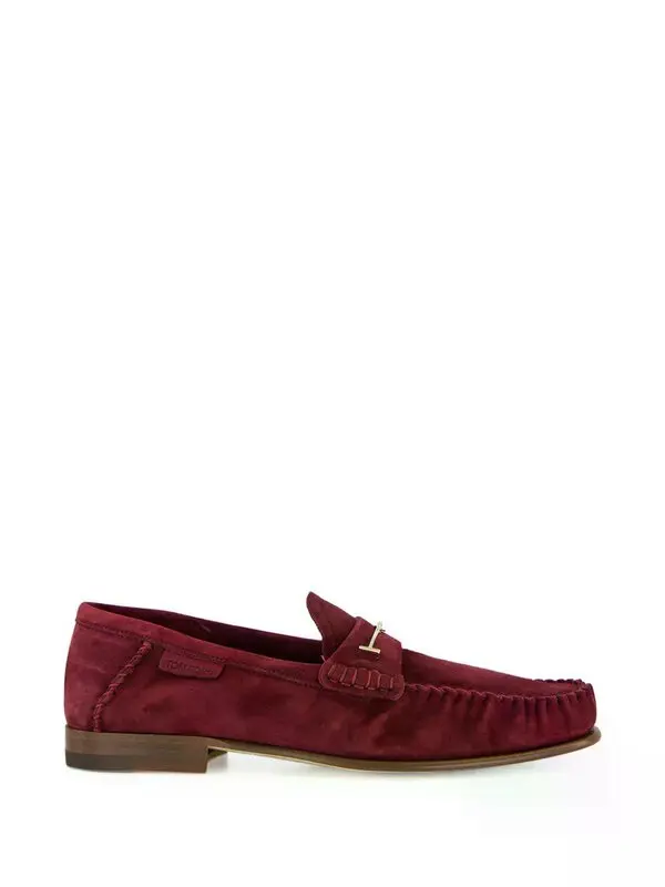 TOM FORD Suede T-bar Loafers