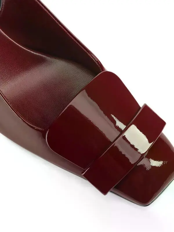 SERGIO ROSSI Sculpt Slingback Pumps - Red