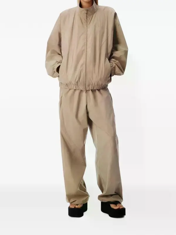 Alexander Wang Perforated Logo Mid-rise Track Pants