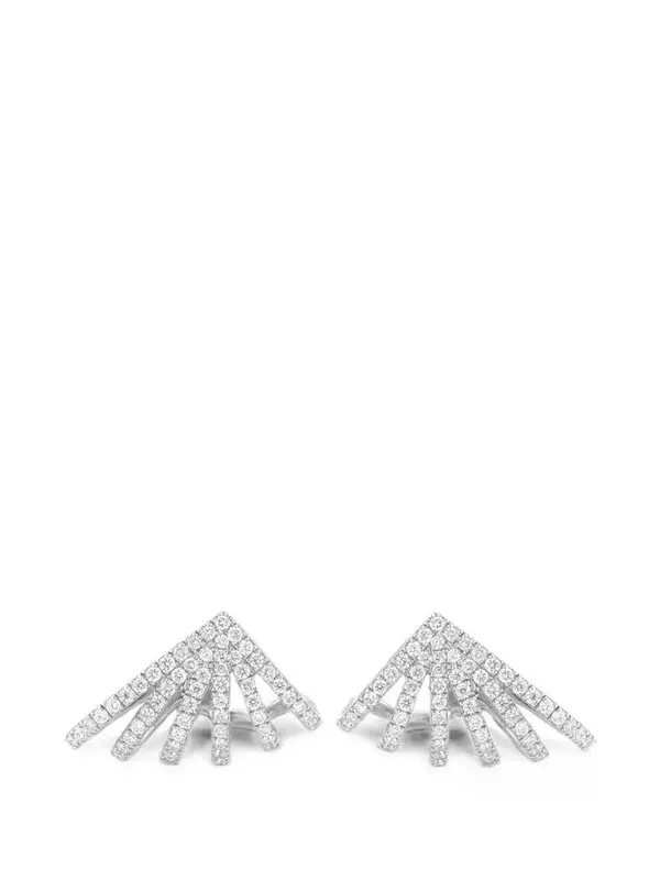 DANA REBECCA DESIGNS Sarah Leah Diamond Stud Earrings - Silver