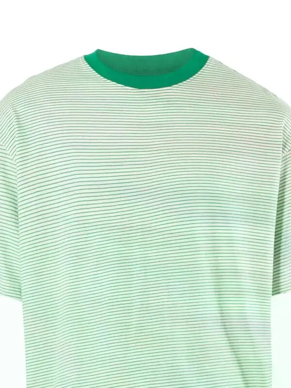 Estudio Niksen Signature Cropped Striped T-shirt