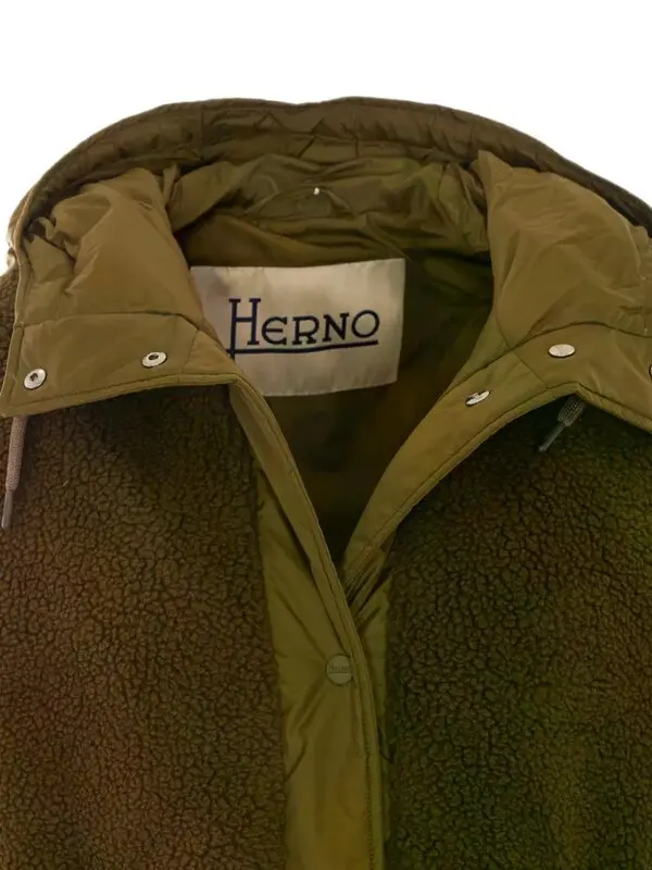 Herno Shearling Detail Padded Parka