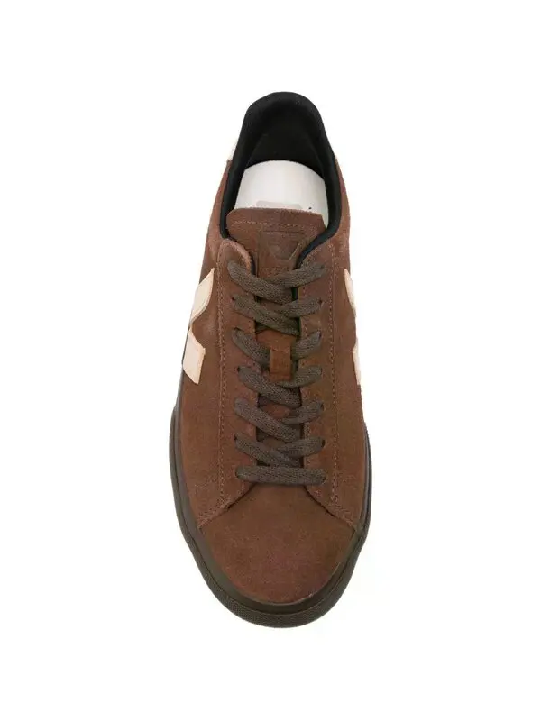 VEJA Suede Logo Patch Sneakers