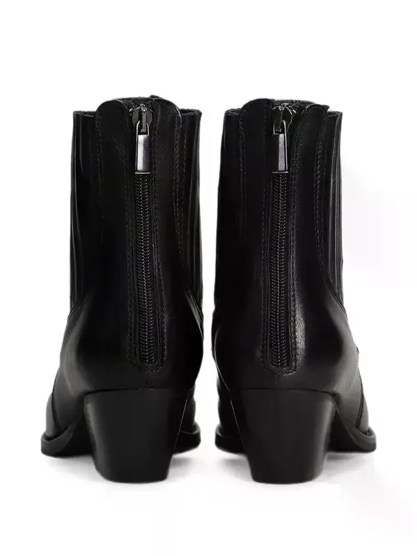 FABIO RUSCONI Pointed-toe Zip-fastening Ankle Boots