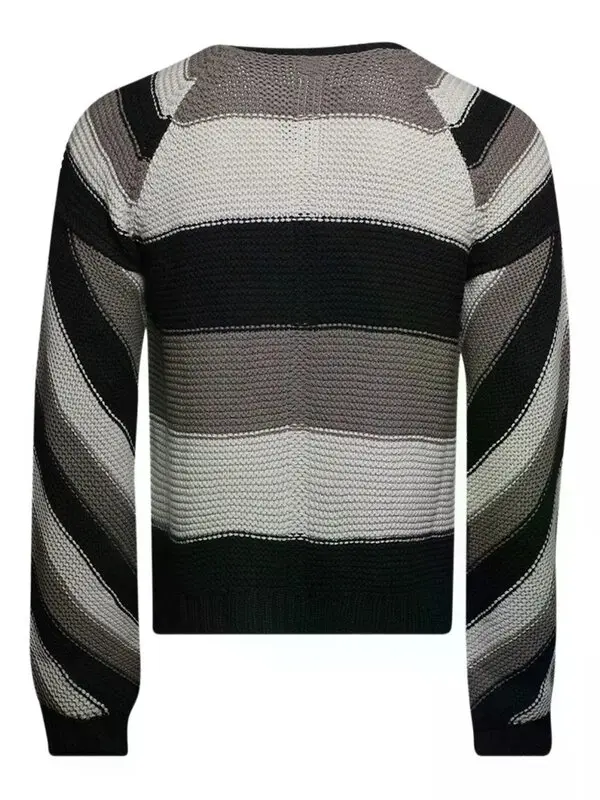 Rick Owens Striped Raglan-sleeve Sweater