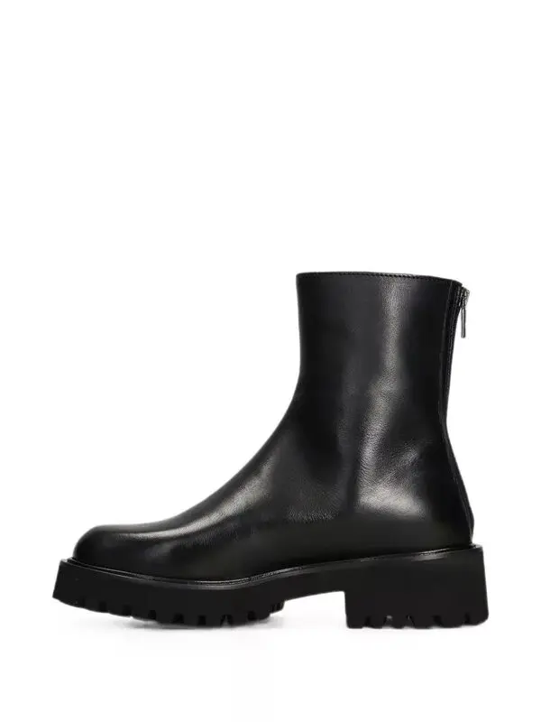 FABIO RUSCONI Rear-zip Chunky Ankle Boots