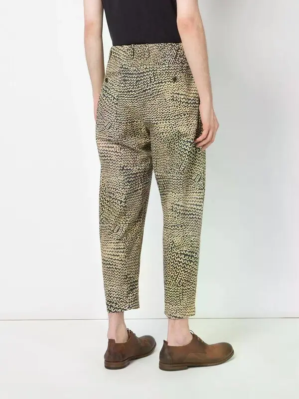 UMA WANG Printed Drawstring Trousers