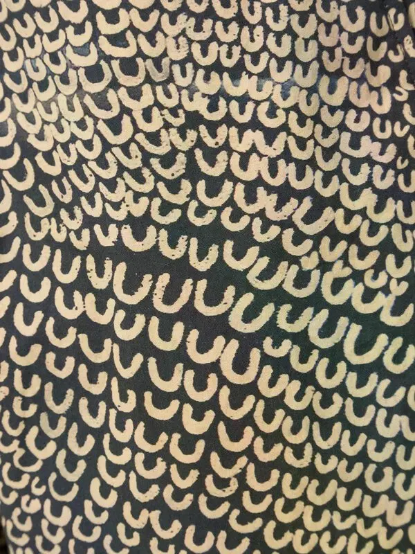 UMA WANG Printed Drawstring Trousers