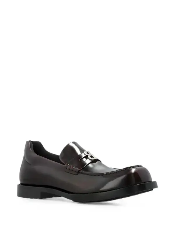Balenciaga Comfy Loafers In Dark Burgundy