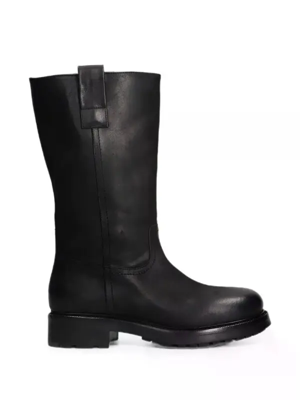STRATEGIA SHOES Pull-tab Leather Boots