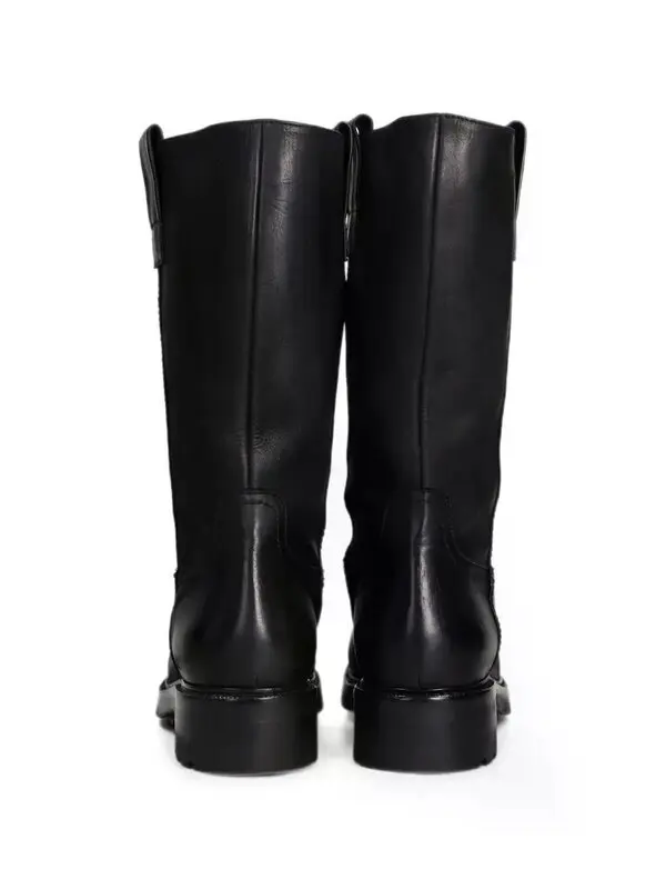 STRATEGIA SHOES Pull-tab Leather Boots
