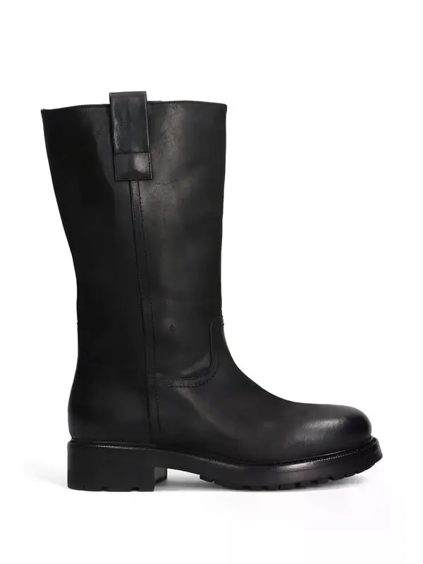 STRATEGIA SHOES Pull-tab Leather Boots