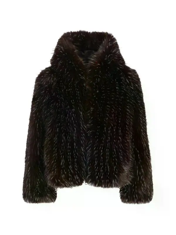 UNCOMMON High-neck Faux-fur Jacket