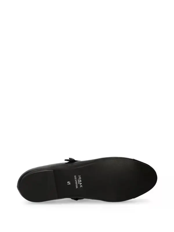 JONAK PARIS Ballet Flats With Patent Toe Cap