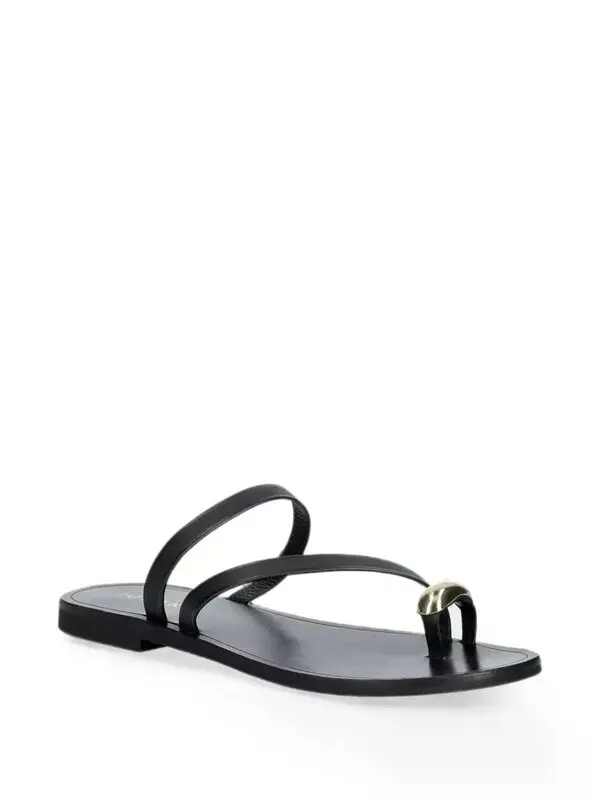 JONAK PARIS Leather Strappy Toe-ring Sandals