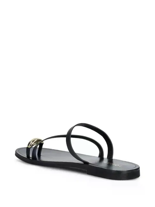JONAK PARIS Leather Strappy Toe-ring Sandals