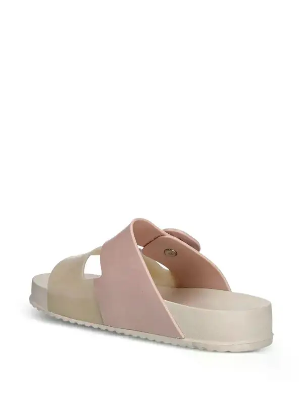 Melissa Buckle Detail Slides - Pink