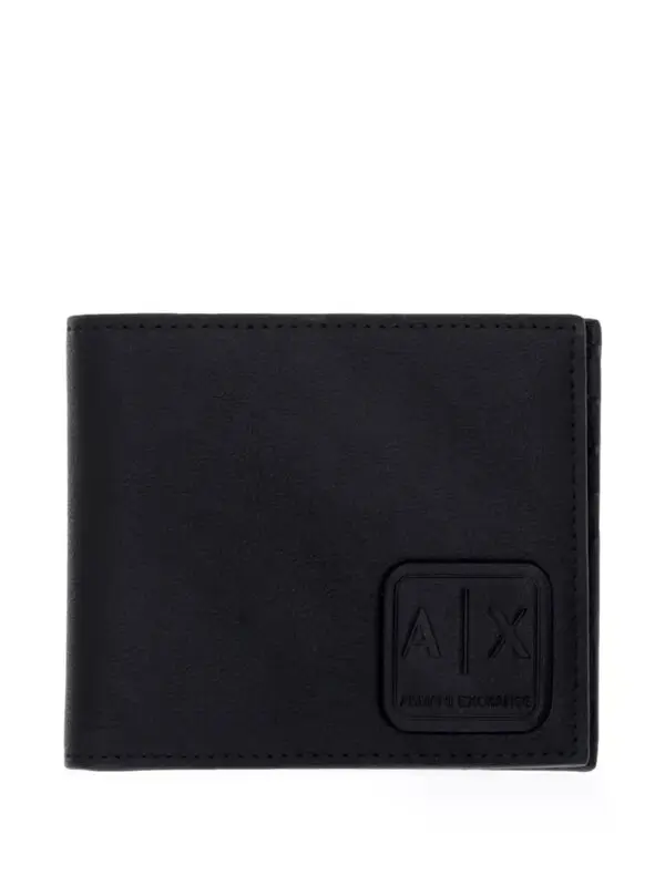 Armani Exchange Logo-patch Bifold Wallet