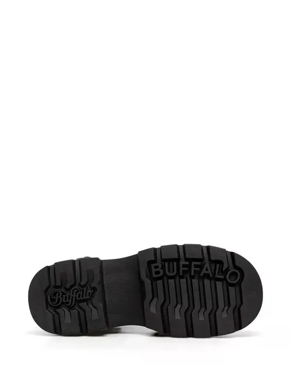 BUFFALO Vega Mss Riv Eyelet-embellished Platform Sandals