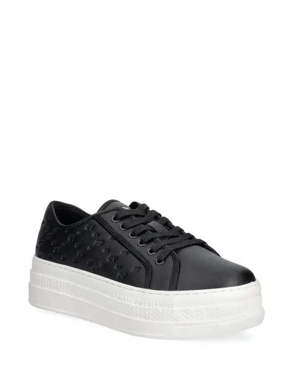 Armani Exchange Logo-debossed Platform Sneakers