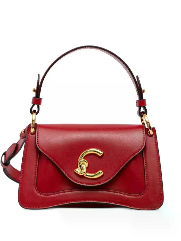 COCCINELLE C-me Logo-plaque Tote Bag - Red