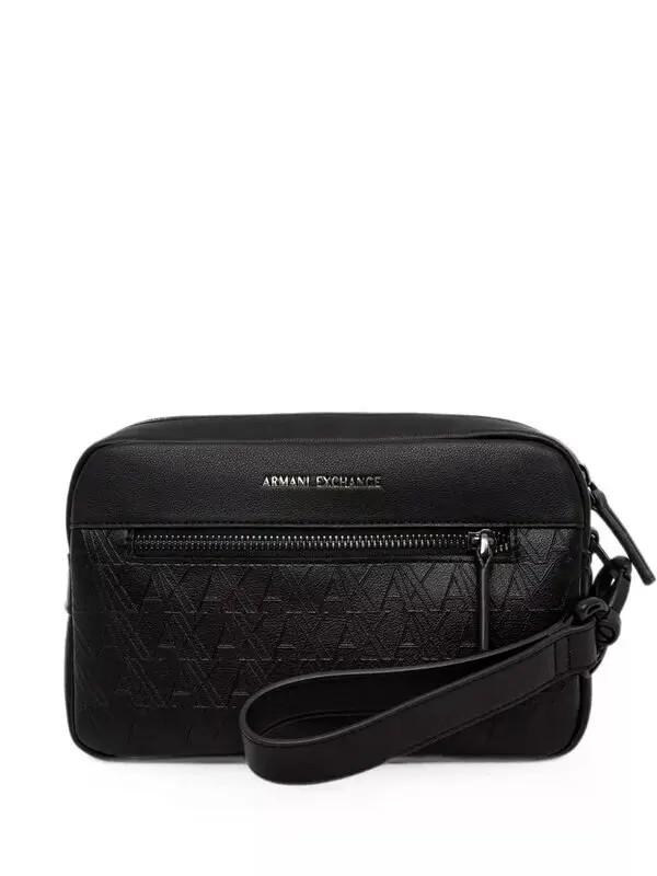 Armani Exchange Logo-embossed Wash Bag