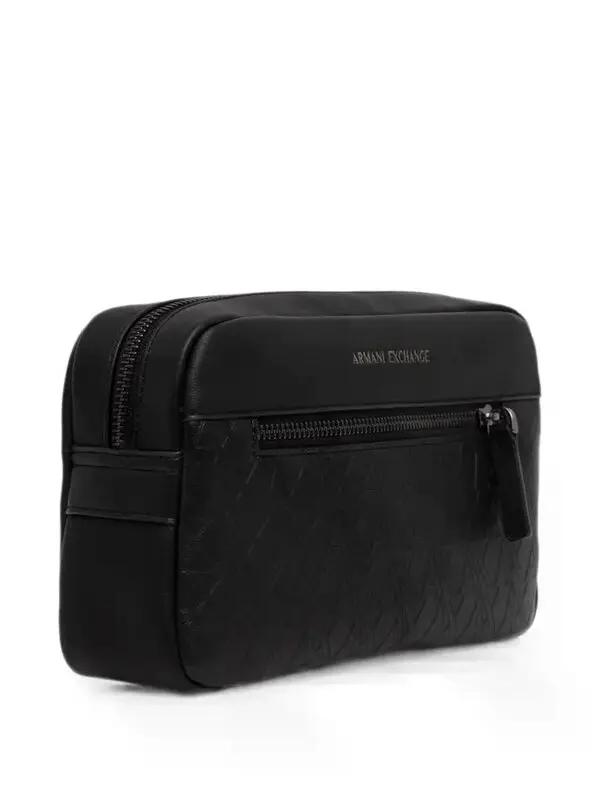 Armani Exchange Logo-embossed Wash Bag