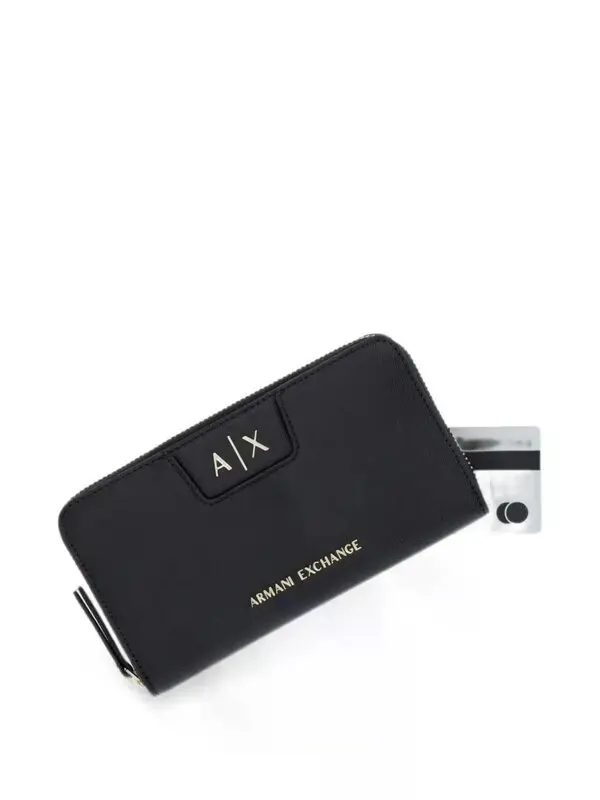 Armani Exchange Logo-plaque Zip-around Wallet