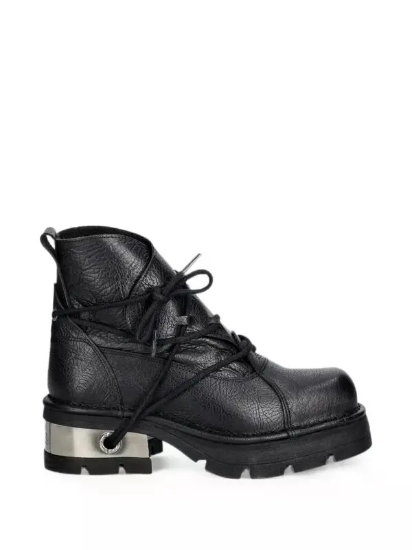 NEW ROCK Metallic Platform Boots